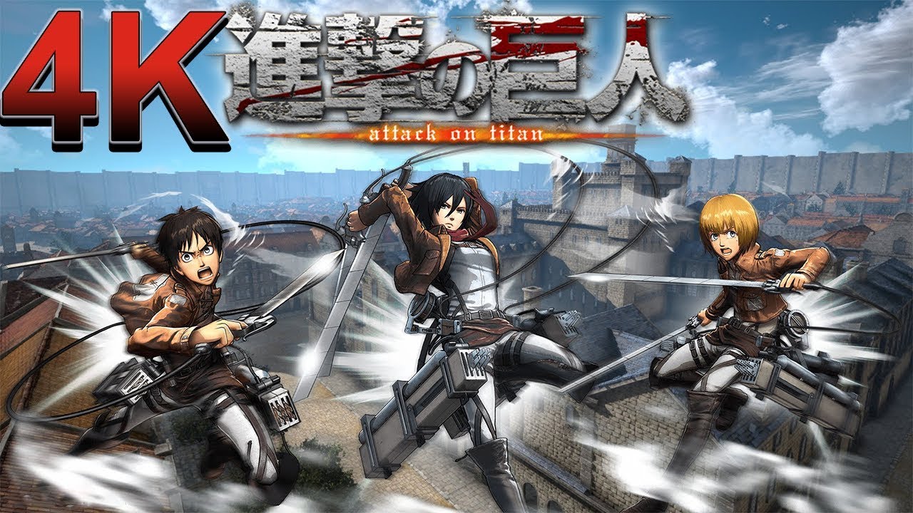 Attack on Titan (Xbox One X) 4 Player's Splitscreen Co-Op Gameplay [4K ...
