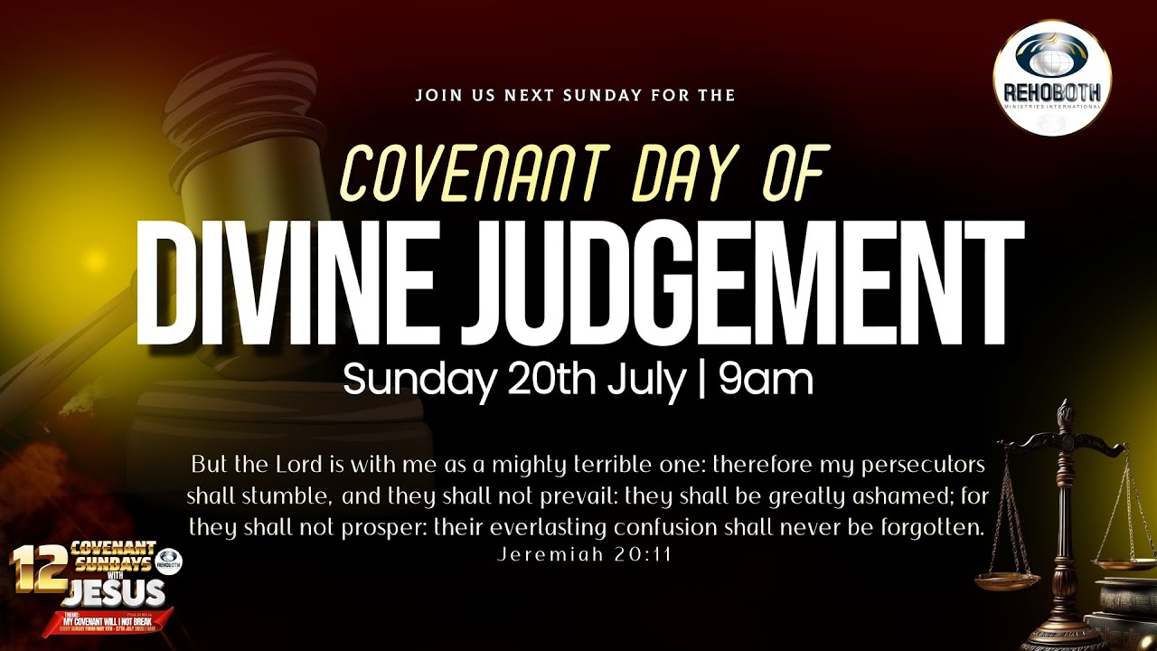 12 Covenant Sundays With Jesus 2025 || Covenant Day Of Divine Judgement ...
