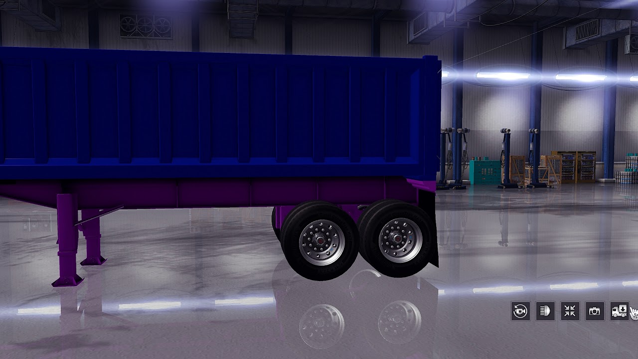 my collection of custom made dump trailers by me for ats - YouTube