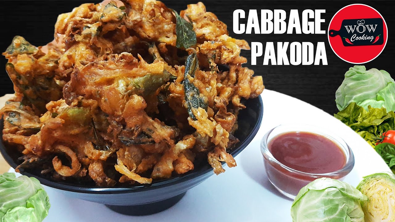 How to make Cabbage pakoda/pakora|Cabbage pakoda recipe|Easy snacks ...