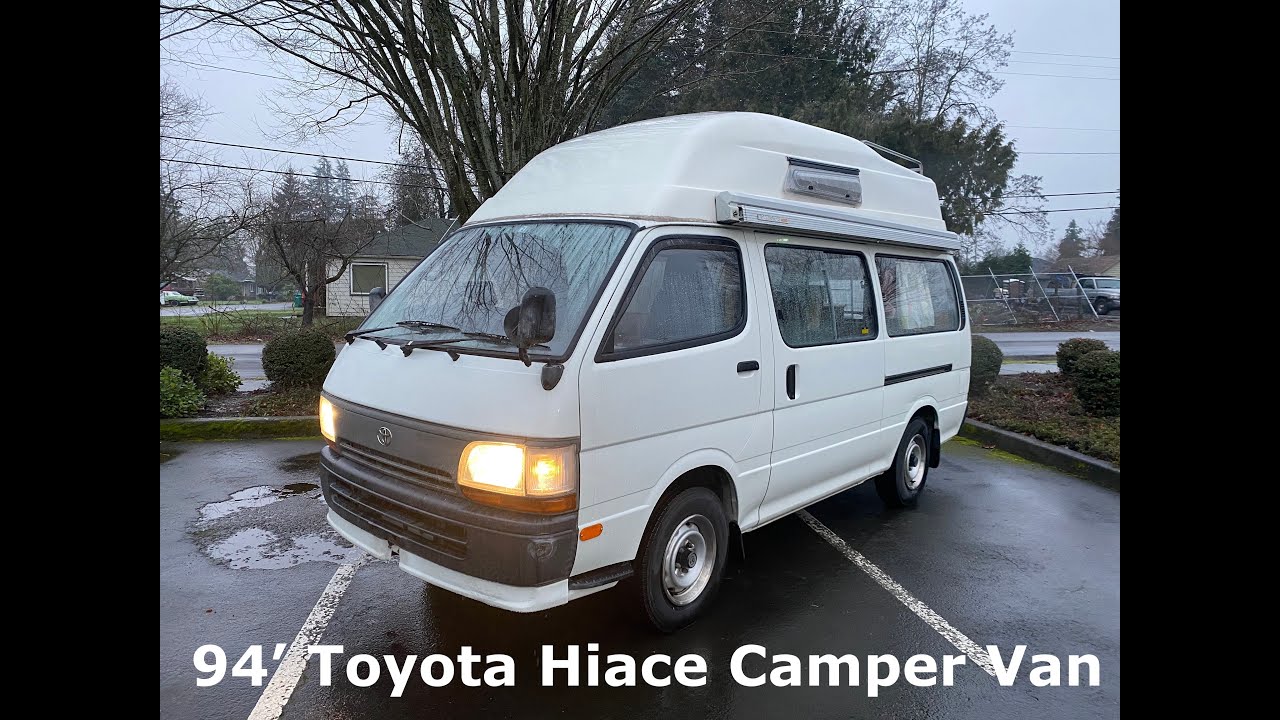 94’ Toyota Hiace Camper Van - YouTube