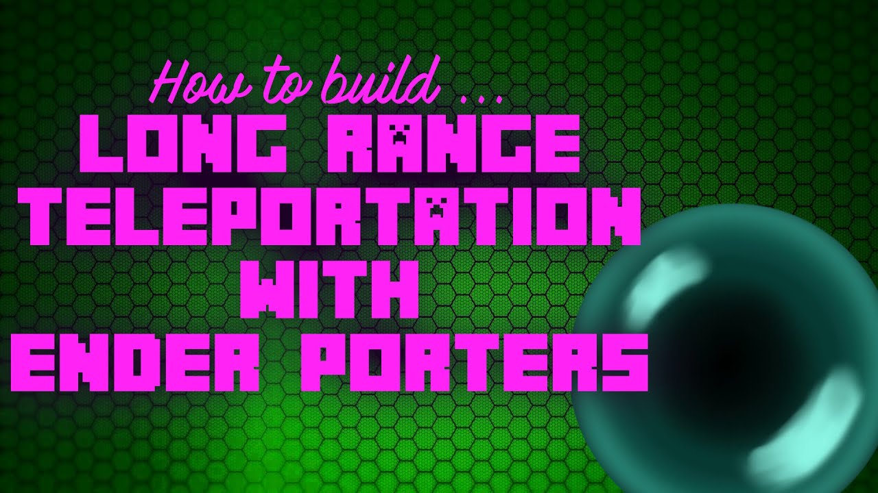 Long Range Teleport with EnderPorter Hub (Multiple Destinations!) - YouTube