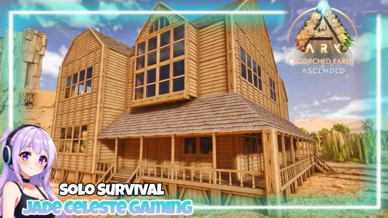 I Built a Ranch House! Ark Ascended Scorched Earth (Ep13) - YouTube