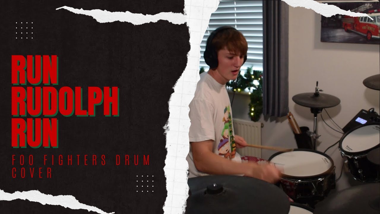 🥁 Rockin' Around the Christmas Kit: 'Run Rudolph Run' Drum Cover by Foo ...