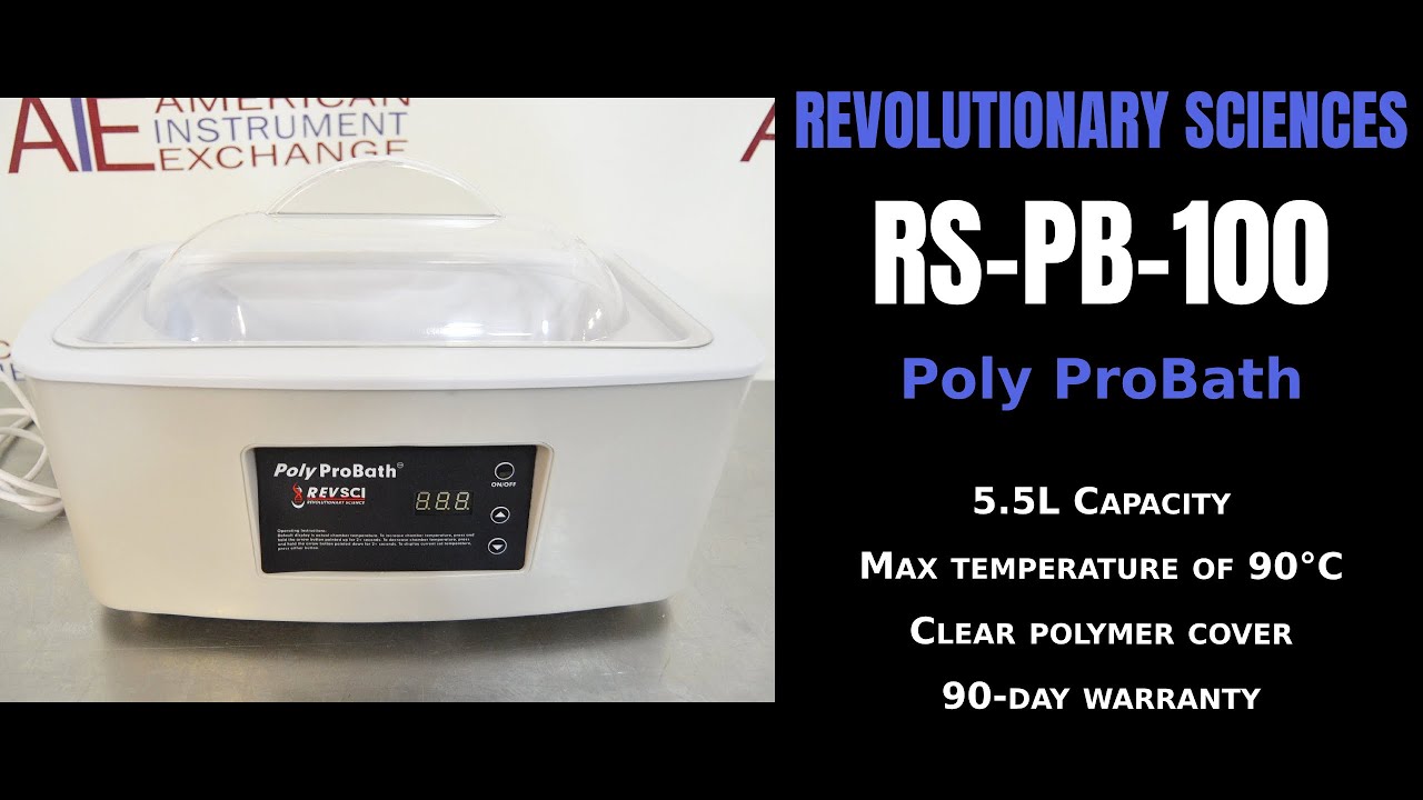 Revolutionary Science RS-PB-100 Poly ProBath (Item - 0816F BATH) - YouTube