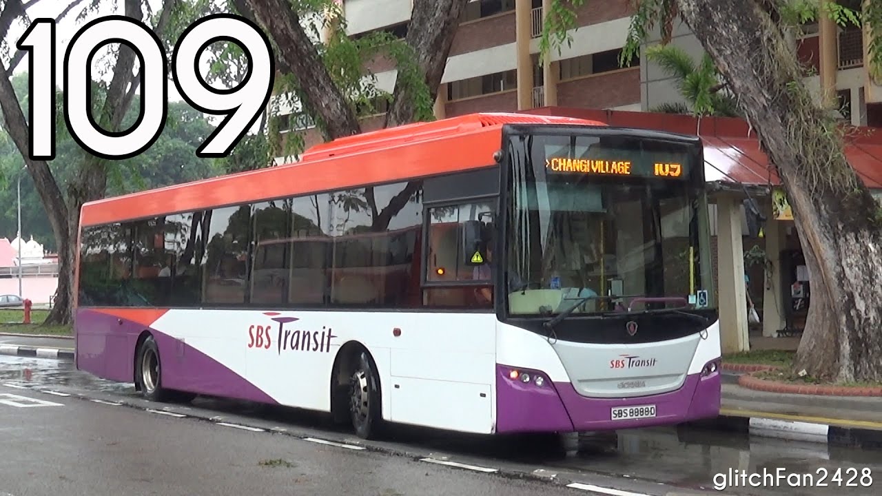[SBST] SBS8888D on Service 109 - Scania K230UB Euro IV Gemilang - YouTube