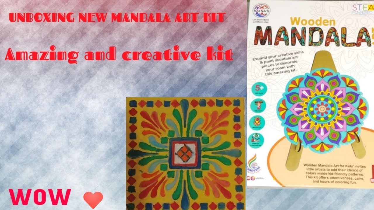 Unboxing MANDALA Art Kit - YouTube