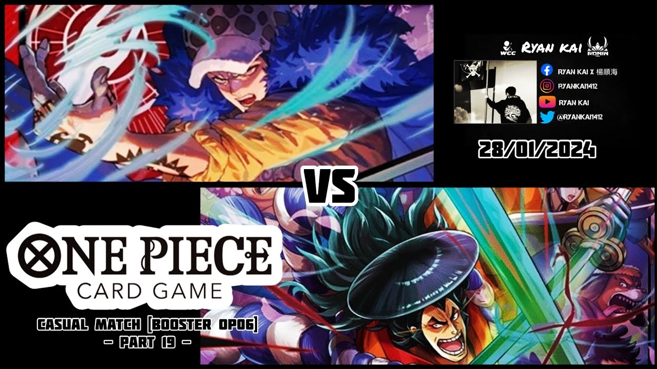 One Piece Card Game Casual Match Booster OP06 (Part 19) - Trafalgar Law ...