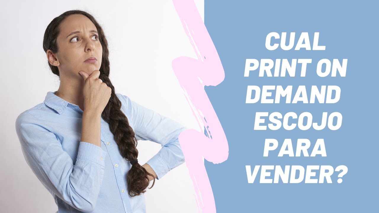 Cual sitio de Print on Demand escojo para vender? - YouTube