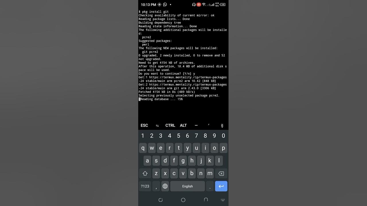 how to install git in termux - YouTube