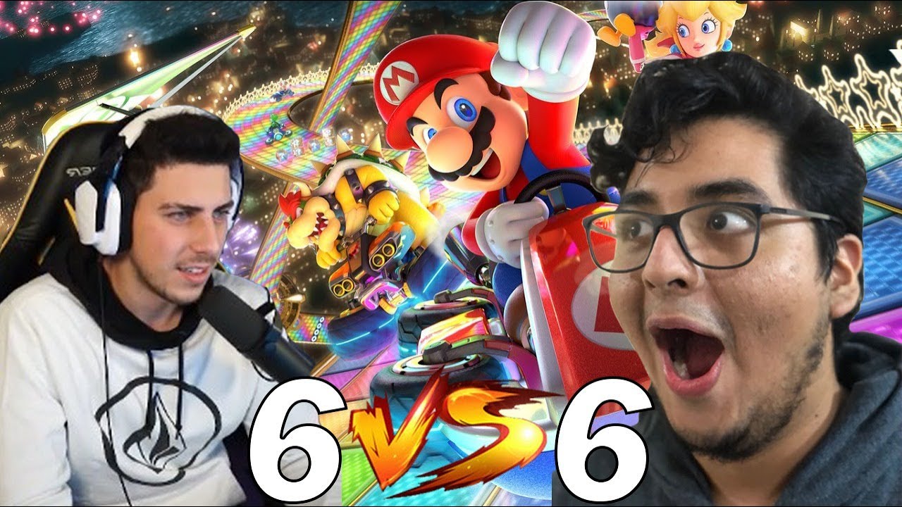 JUGUÉ MARIO KART CON SLIVER y RK - YouTube