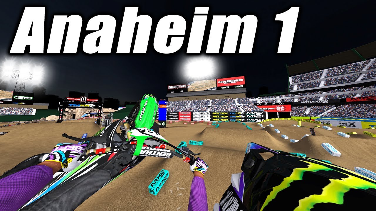 Anaheim 1 Supercross 2023 MX Simulator rF Track Review - YouTube