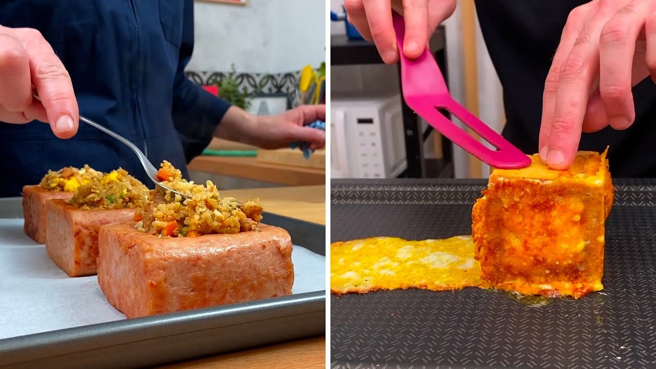 SQUARE CUISINE 📐📏 3 geometric recipes! - YouTube