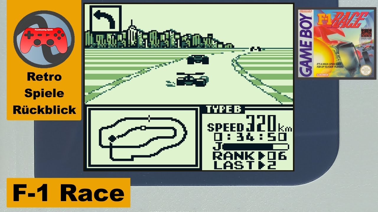 F-1 Race - Game Boy - Retro Spiele Rückblick - YouTube