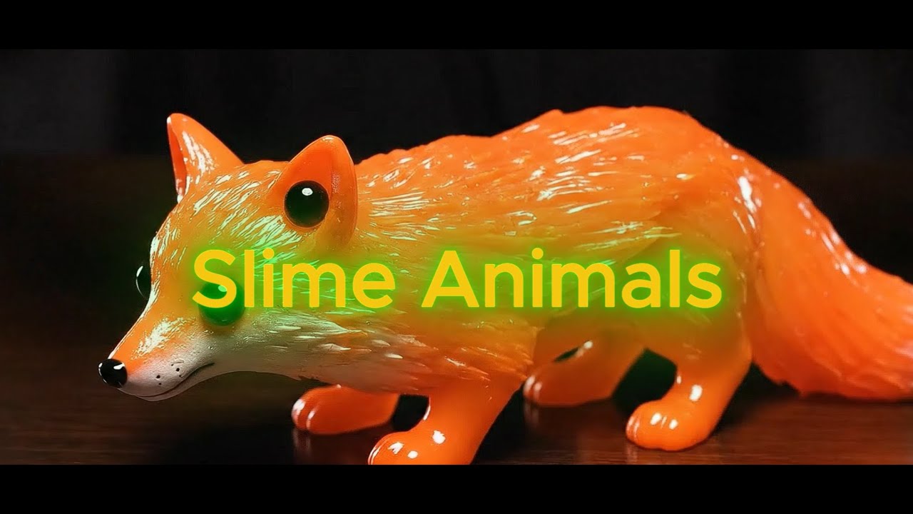 REALISTIC SLIME CREATURES: Ultra-Relaxing ASMR Animals Made of Liquid ...