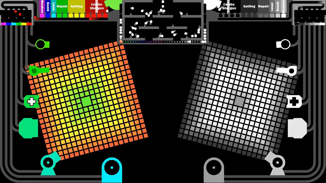Core Destruction - Rainbow vs. Monochrome - YouTube