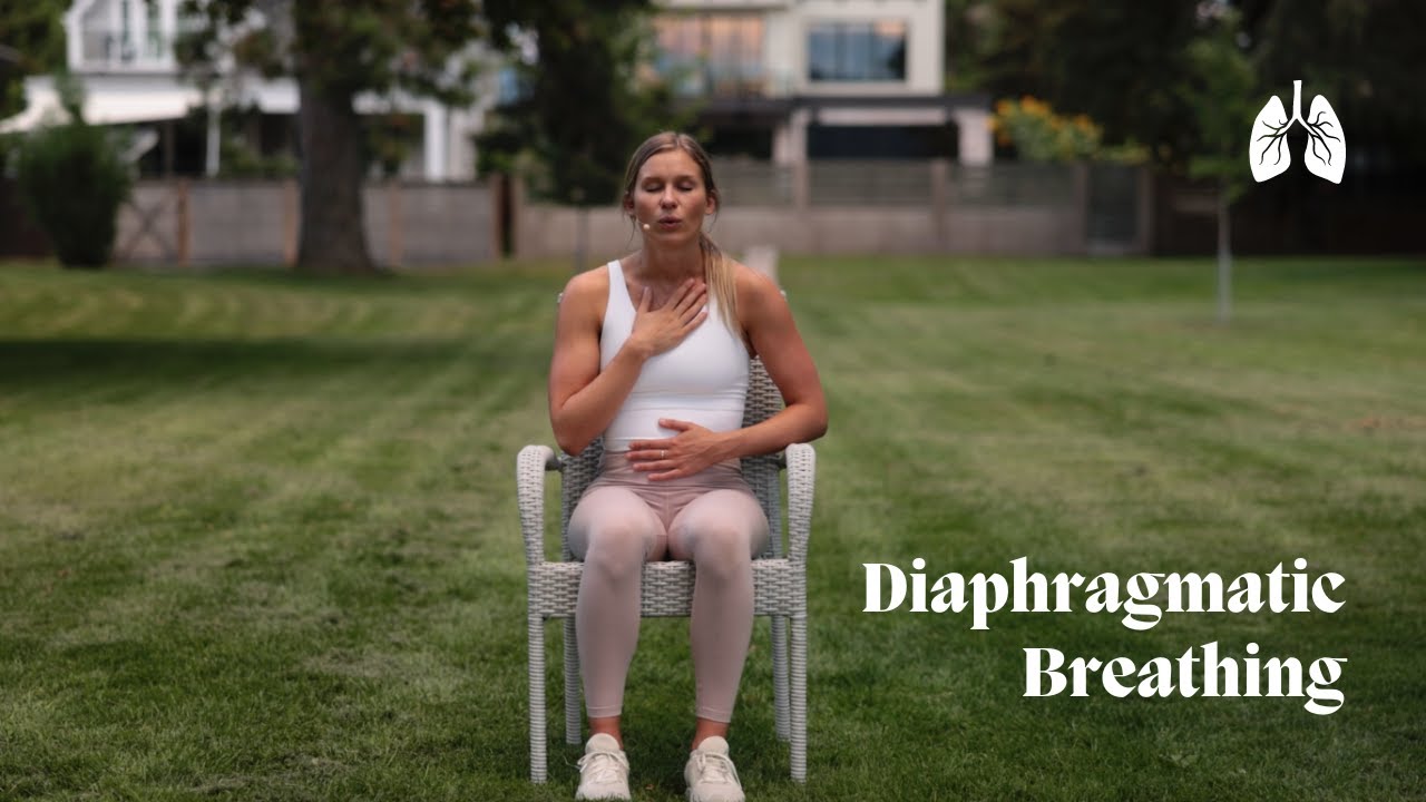 Calm Anxiety & Ease Breathlessness with Diaphragmatic Breathing - YouTube