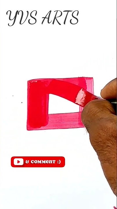 HOW TO DRAW YOUTUBE LOGO @YVSArts - YouTube