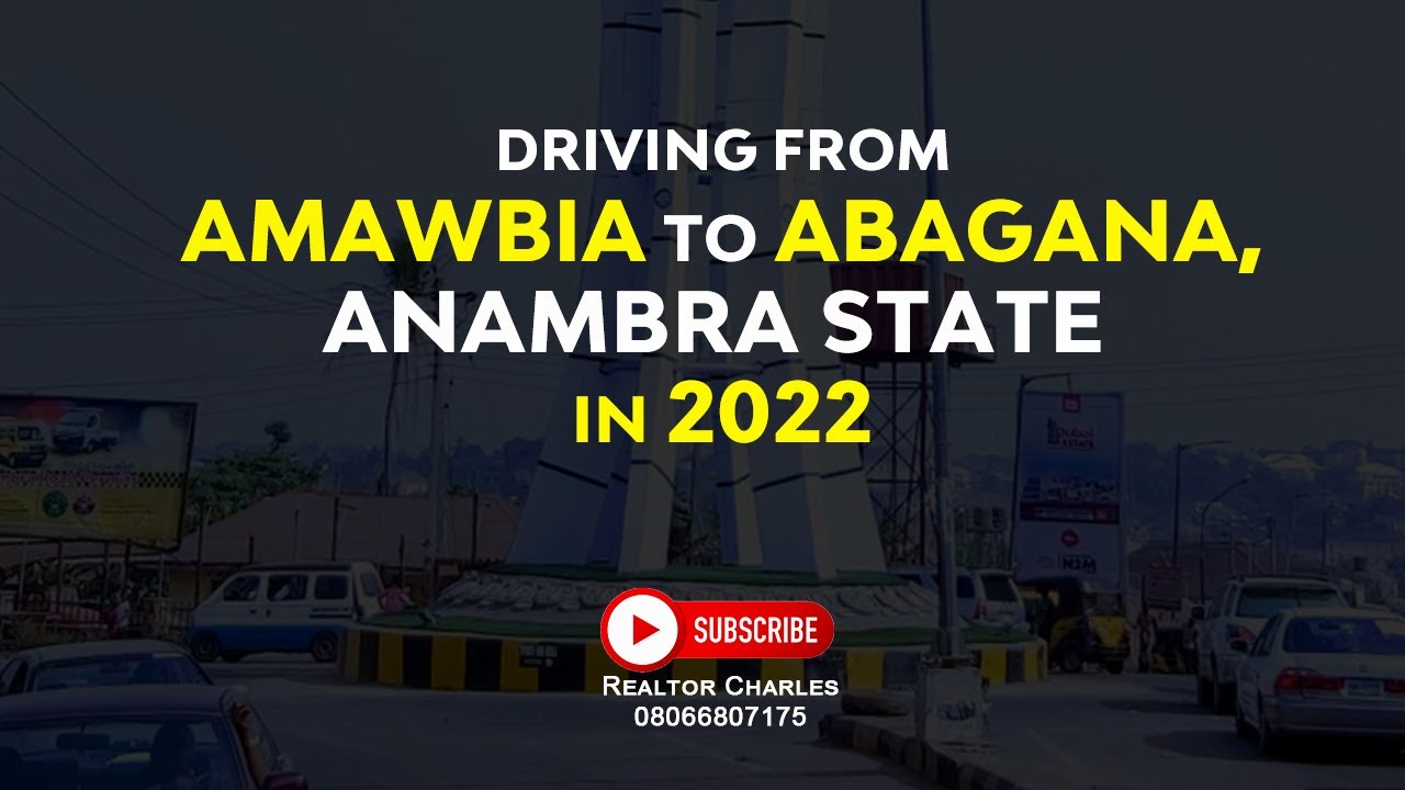 SEE WHAT DRIVING FROM AMAWBIA TO ABAGANA, ANAMBRA STATE, LOOKS LIKE IN ...