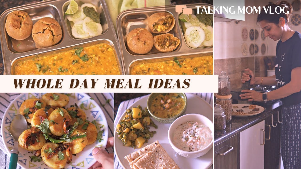 Day In a Life of Indian Mom Homemaker | Veg Meal Ideas| Full Day ...
