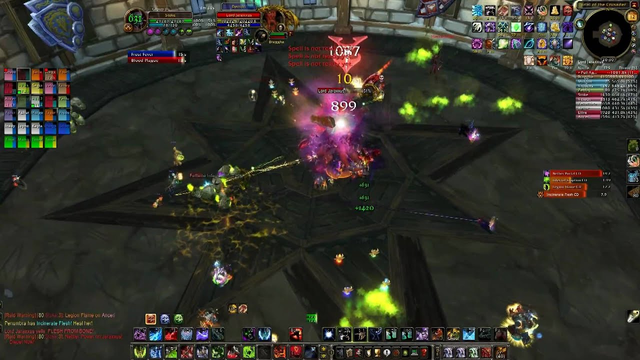 The Hungering Cold Vs. Lord Jaraxxus (25 player) - YouTube