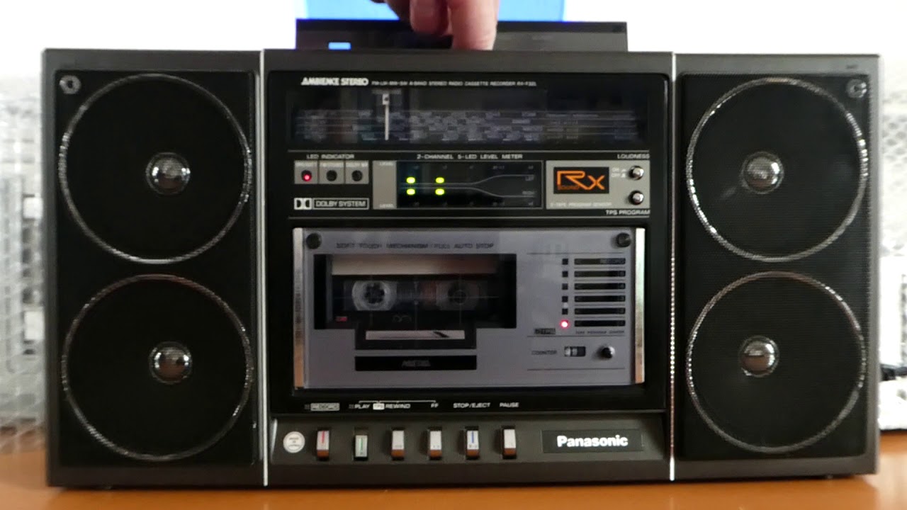 Panasonic RX-F32 LE British Boombox ghettoblaster - YouTube