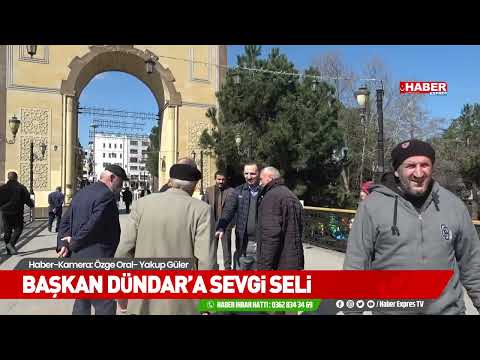 Başkan Dündar'a sevgi seli