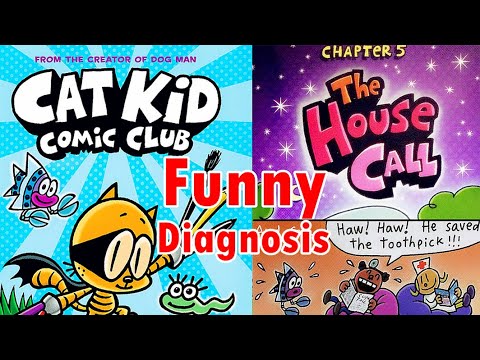 SO FUNNY! FUN! KIDS READ BOOKS-Cat Kid Comic Club-Chapter 5-The House ...