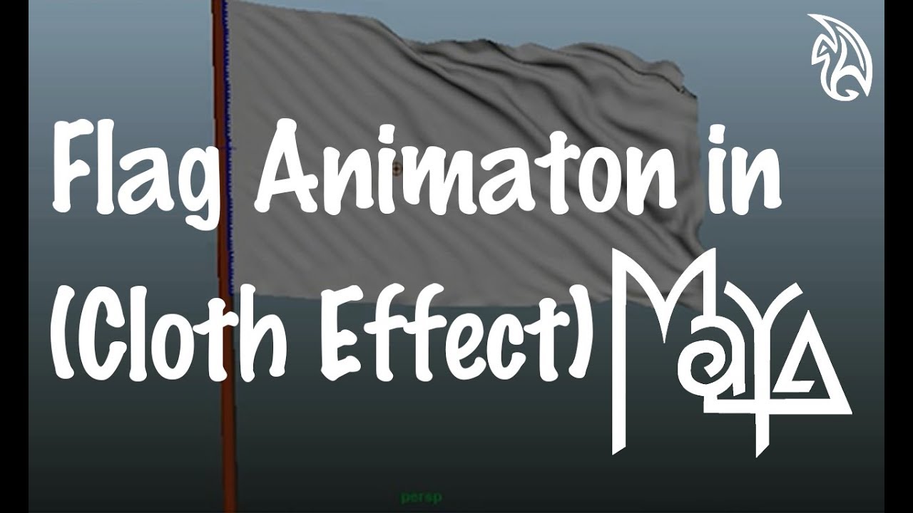 Flag Animation in Maya Software - YouTube