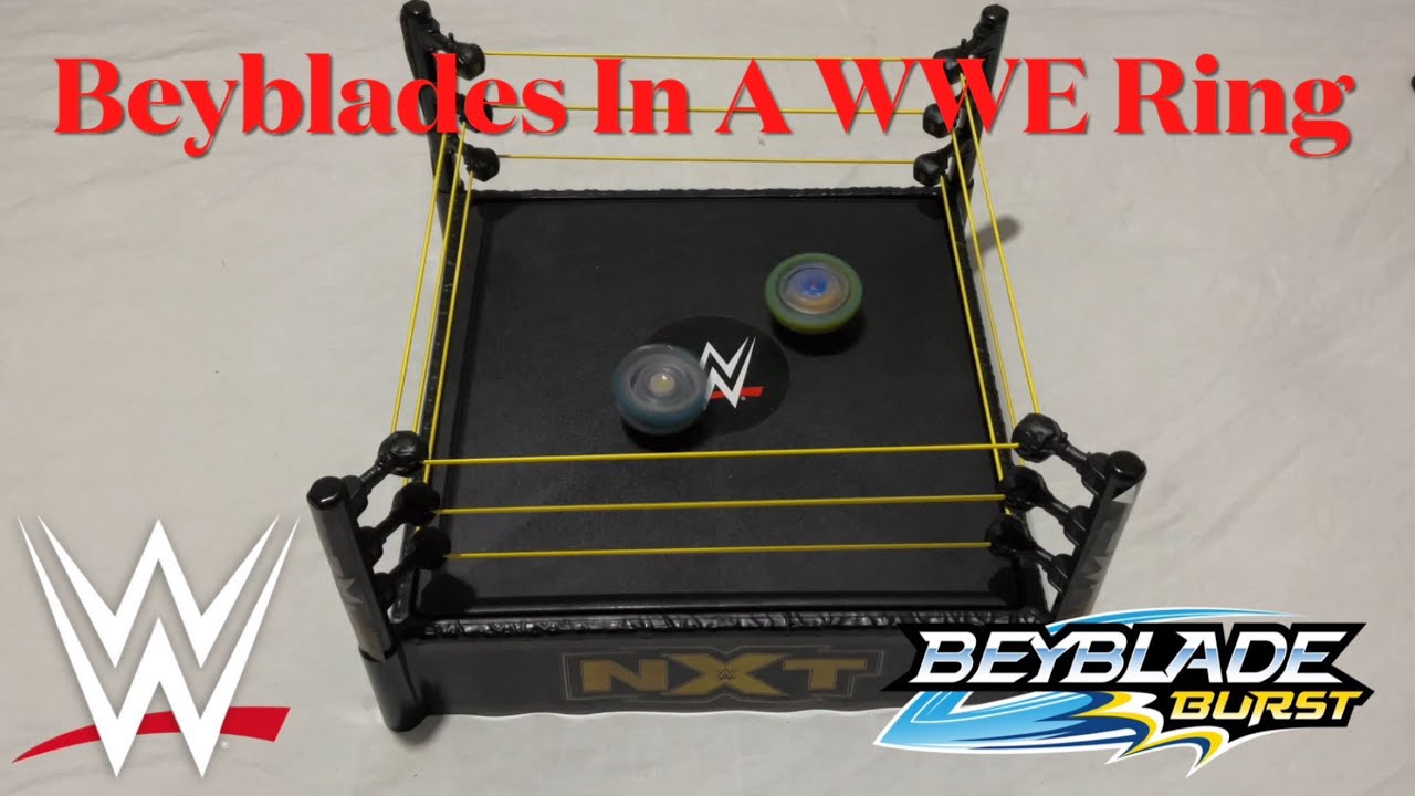 Beyblades In A WWE Ring! - YouTube
