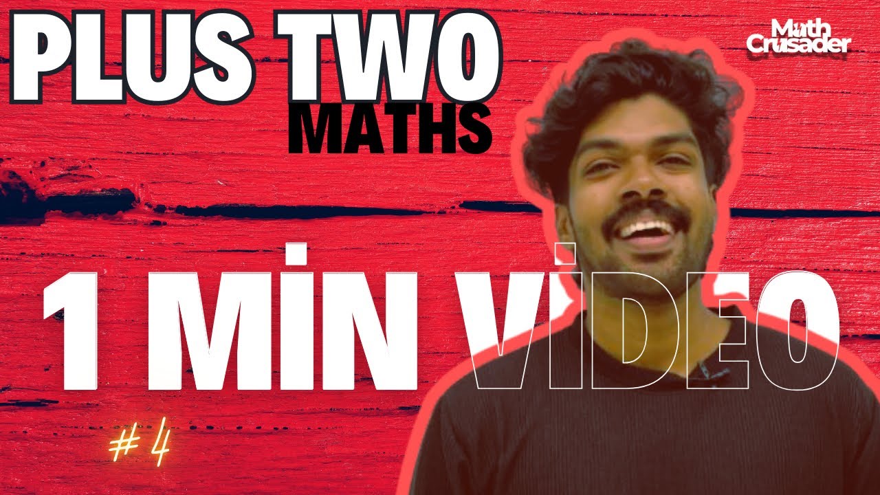 1 minute video | plus two | maths | #4 - YouTube