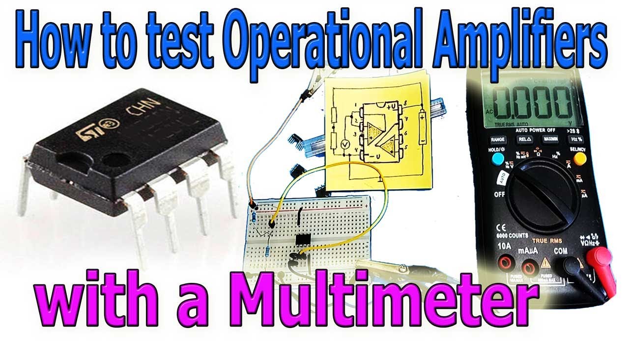 🔴 Electronics repair 🔴 -How to quickly check the OPERATIONAL AMPLIFIER ...