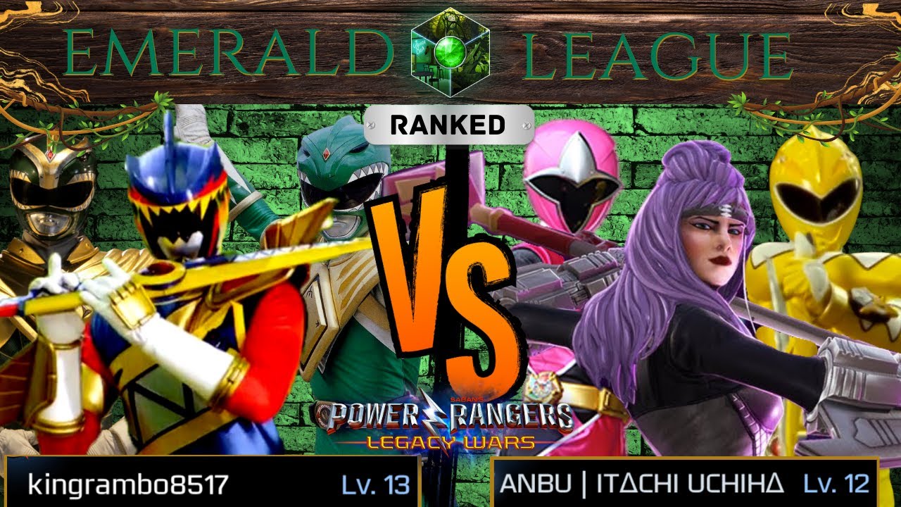 Power Rangers Legacy Wars | Ranked Emerald League Battle | Heckyl Vs ...