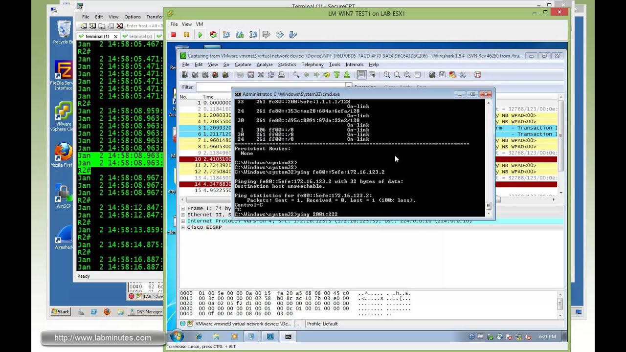 LabMinutes# RS0056 - Cisco IPv6 ISATAP Tunnel (Part 2) - YouTube