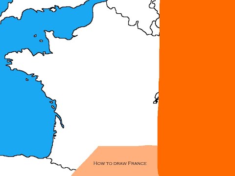 How to Draw France - YouTube