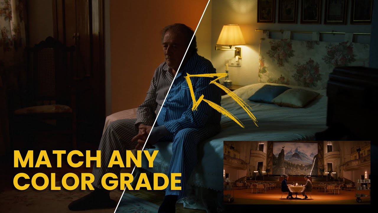 Extract any colour grade with a single click - AI Colour Match - YouTube