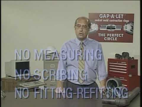 Gap-A-Let® Socket Weld Contraction Rings - YouTube