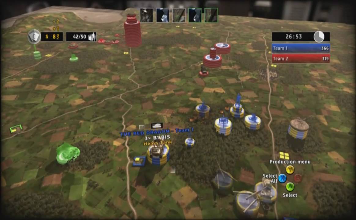 RUSE Multiplayer - Tips Tricks Hints - Peekaboo Strategy - YouTube