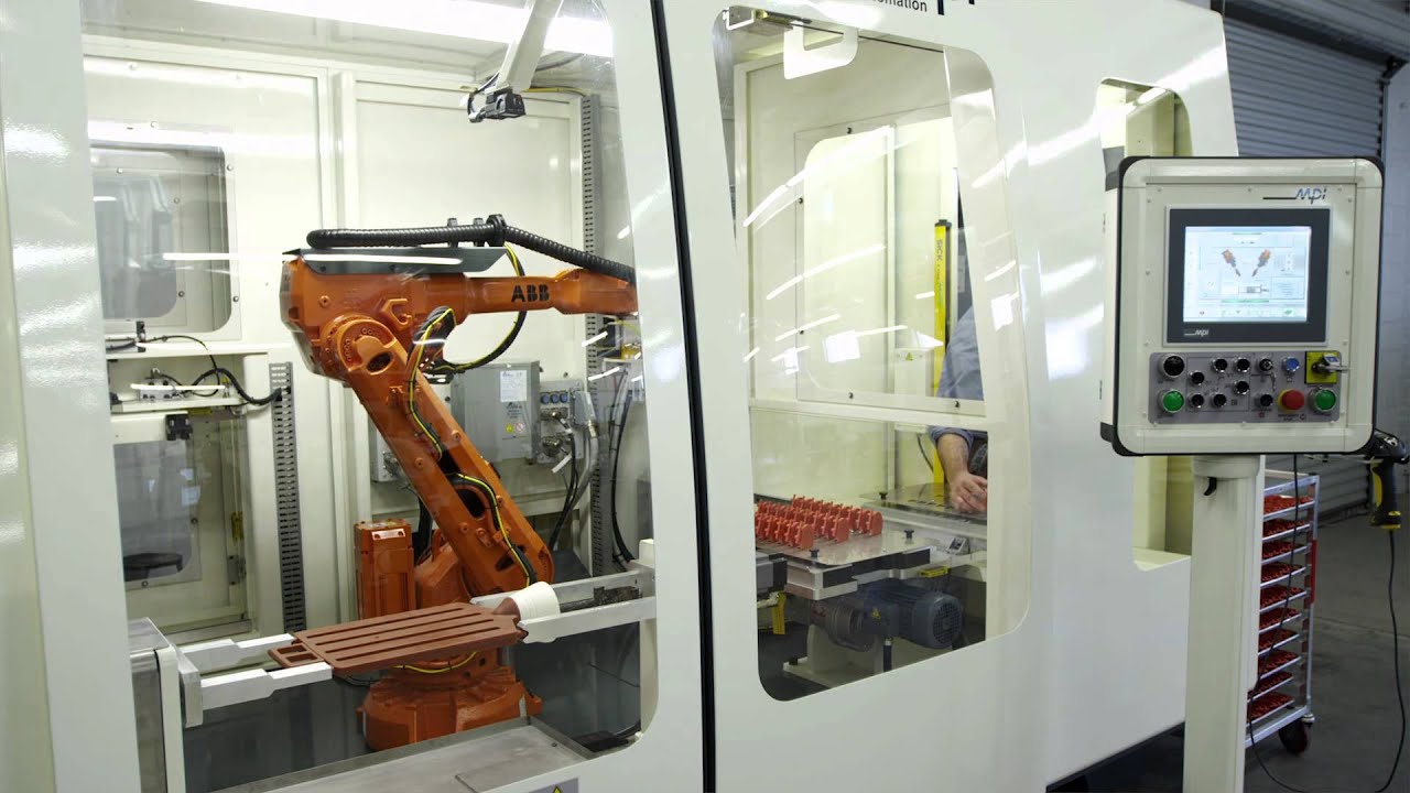 Lost Wax Mold Assemble & Weld - ABB Robotics - YouTube