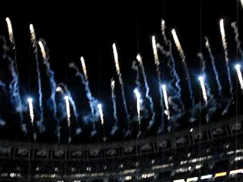 Fireworks from Qualcomm - pre-season opener halftime