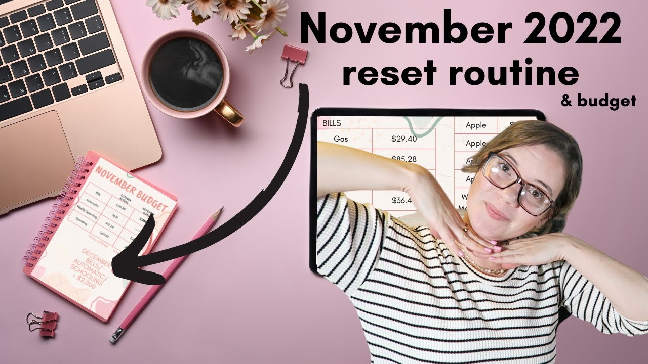 NOVEMBER RESET ROUTINE | goal setting & budgeting - YouTube