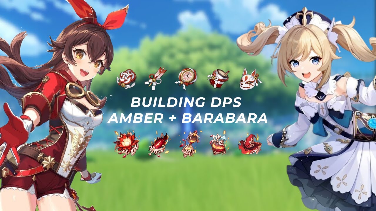 Building DPS Barbara + Amber and Fighting Weekly Bosses - YouTube
