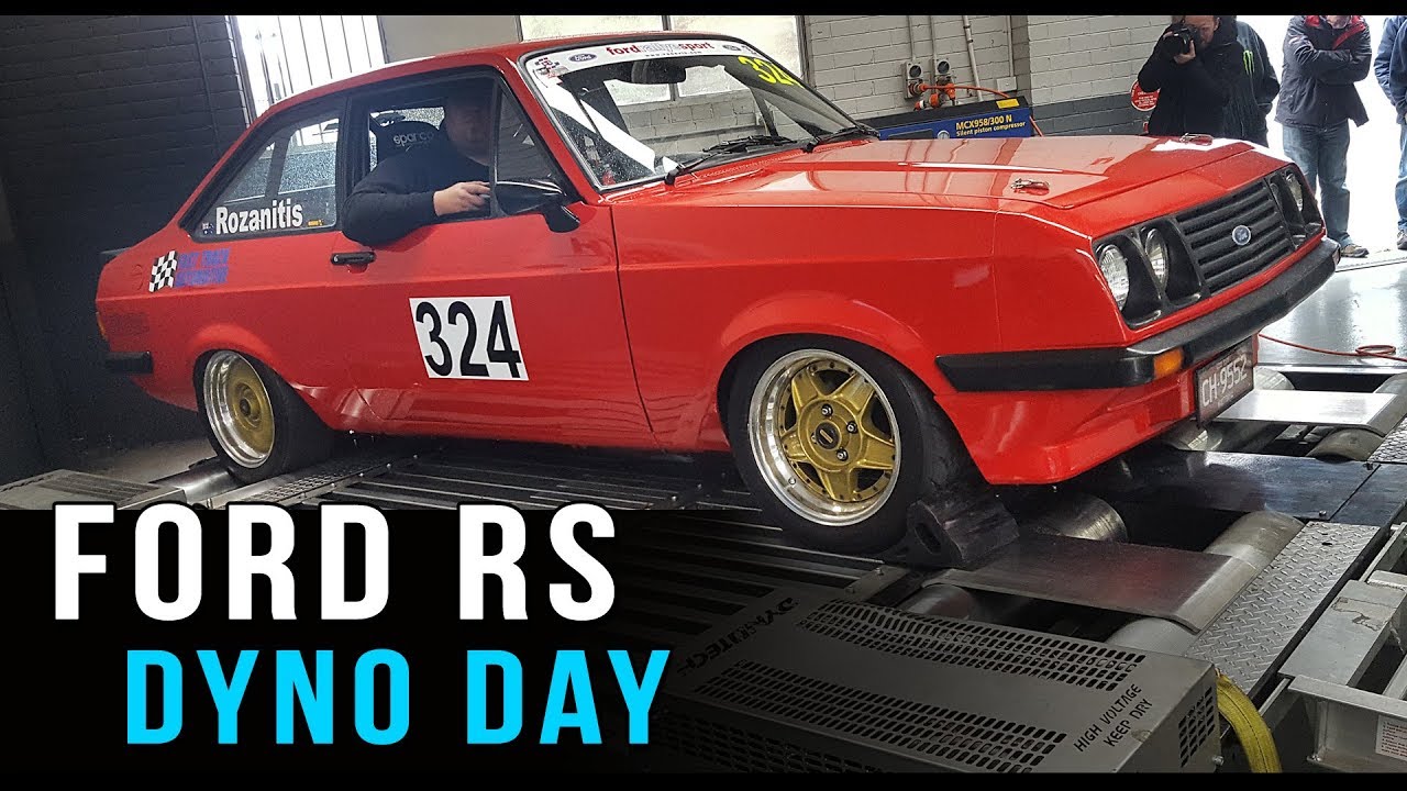 Ford RS Club Dyno Day - YouTube