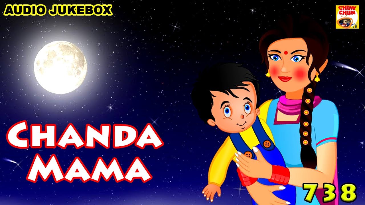 Chanda Mama Poem Hindi | चंदा मामा | Hindi Balgeet | Kids Channel India ...