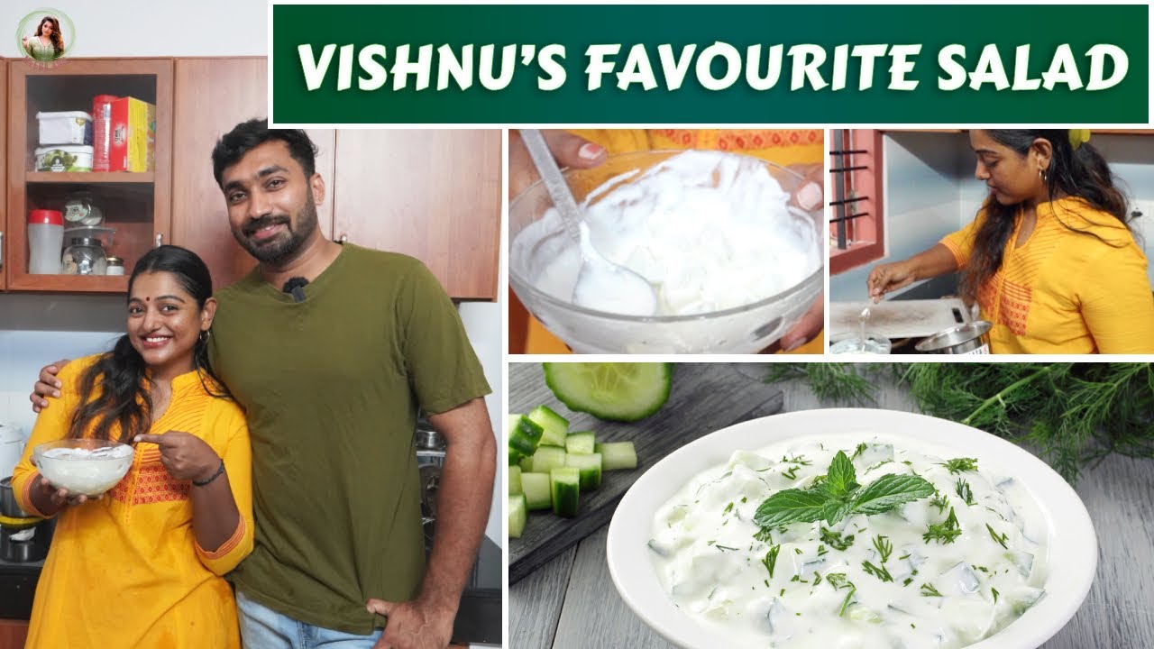 Vishnu's Favourite Recipe | Cooking Video | Healthy Vegetable Salad ...