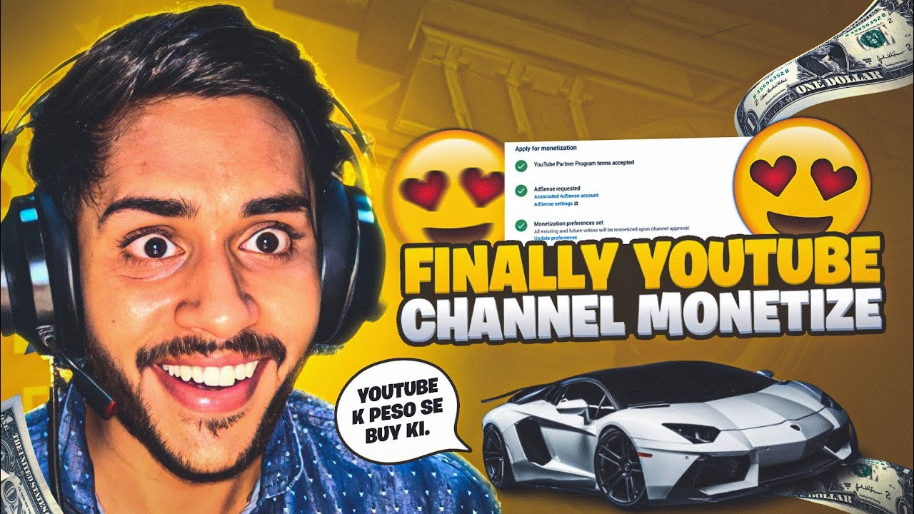 😍Finally YouTube Channel 🔥 Monetized - YouTube