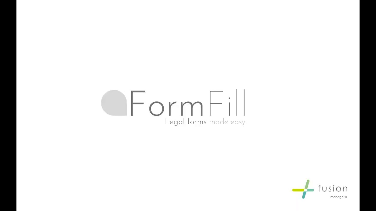 FormFill for MatterSphere - YouTube