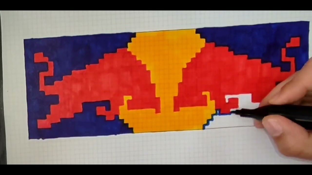 pixel art red bull#redbull - YouTube