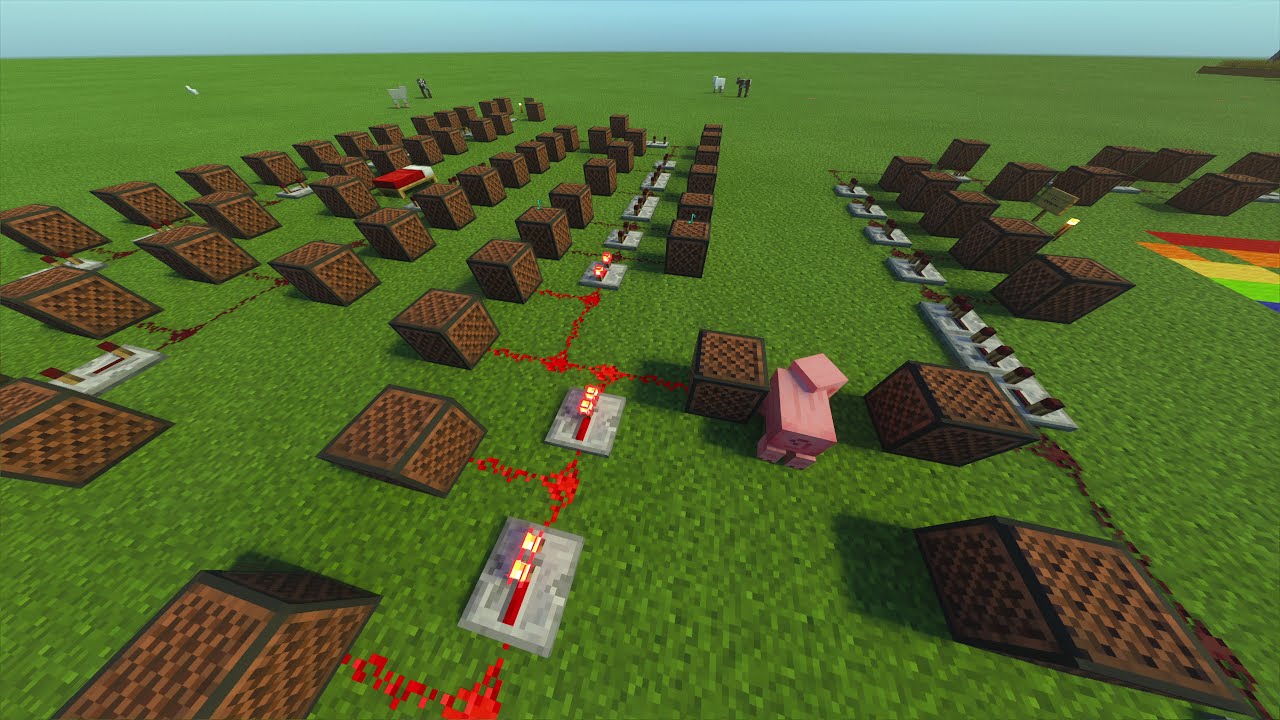 Rickroll Noteblock Song Map! - YouTube