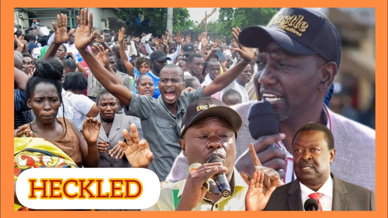 Meru Erupts! Live Drama as TENSED Ruto FORCED to COOL Down Angry CROWD ...